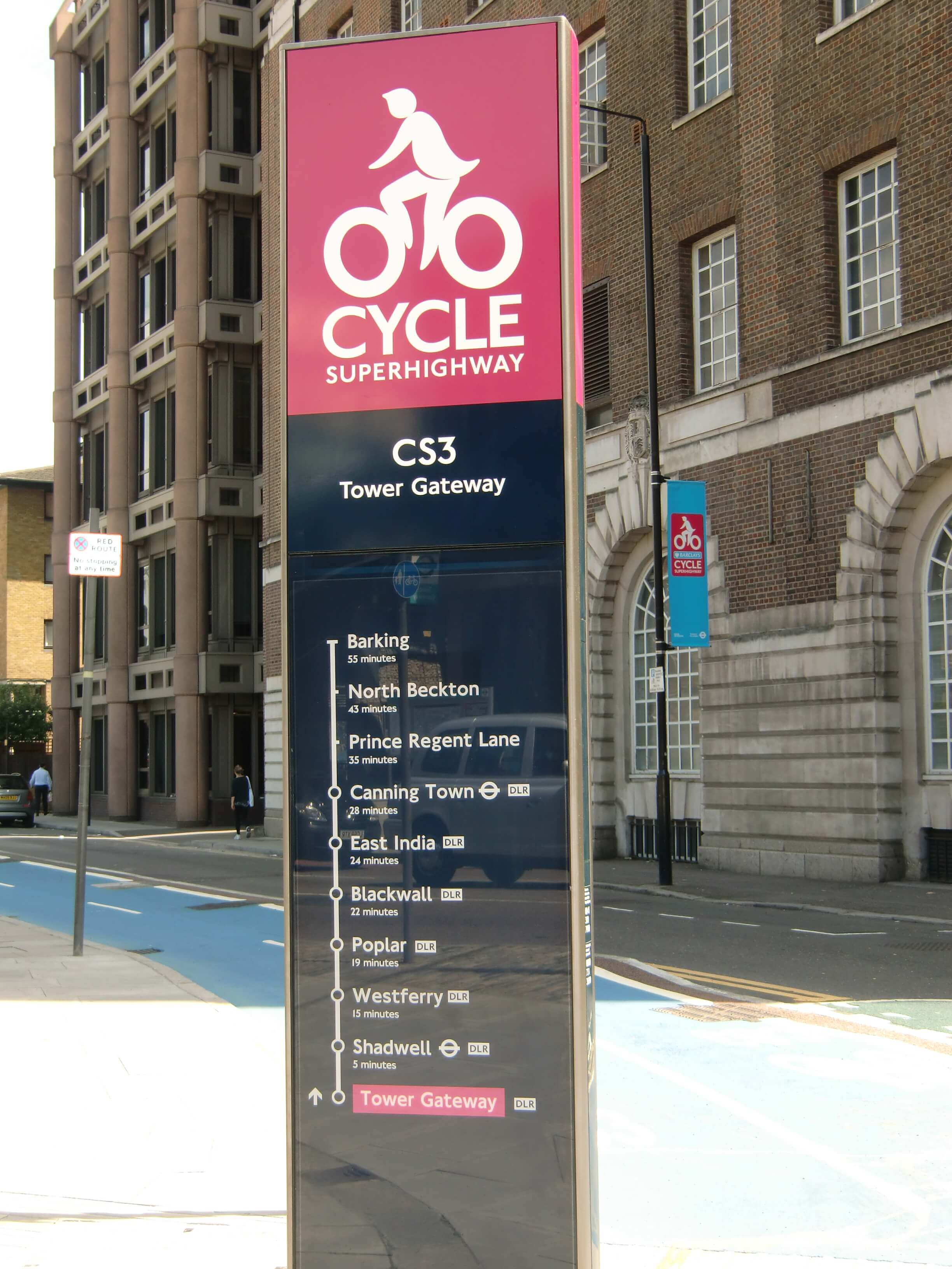 cycle super highway totem - Trueform Manufacturing & Technologies Group