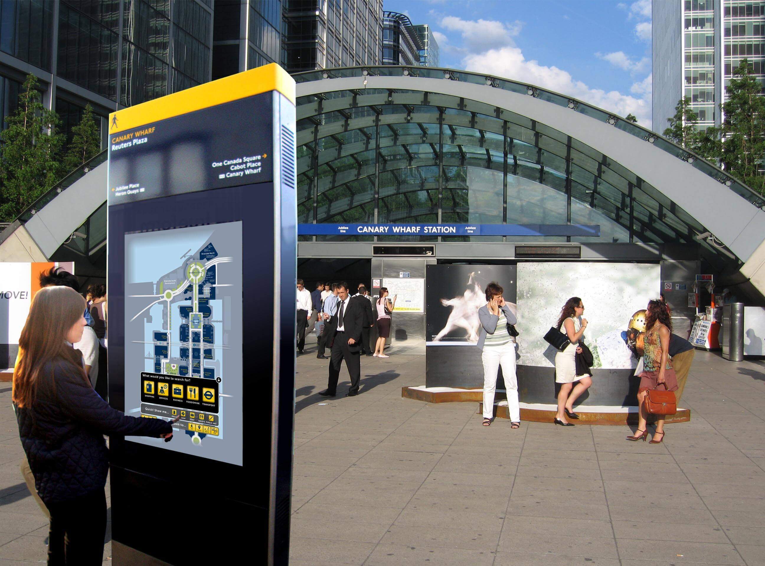 interactive wayfinding 3 - Trueform Manufacturing & Technologies Group