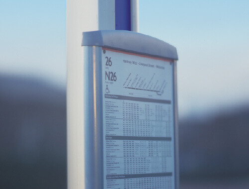 Bus Stop Accessories | Bus Stop Manufacturers | Poles | Flags | Trueform