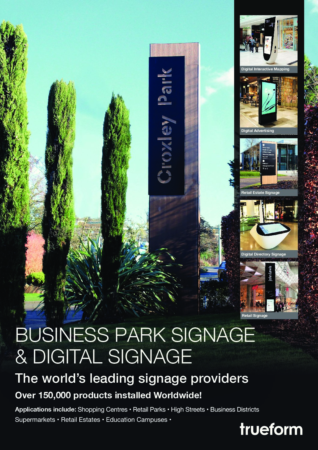 Business Park Signage - Trueform Manufacturing & Technologies Group