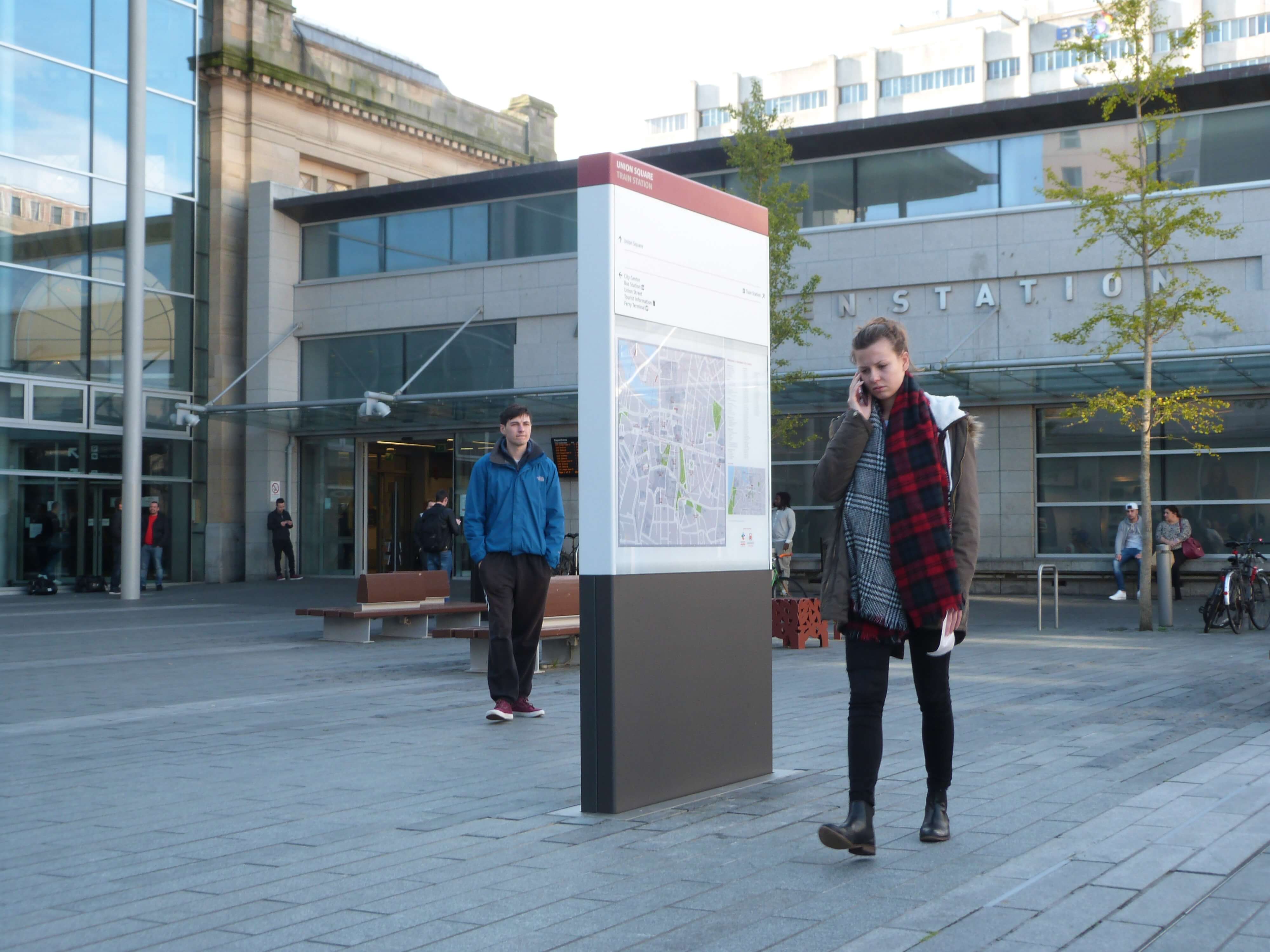 Aberdeen Wayfinding Totems | Digital Totems | Trueform