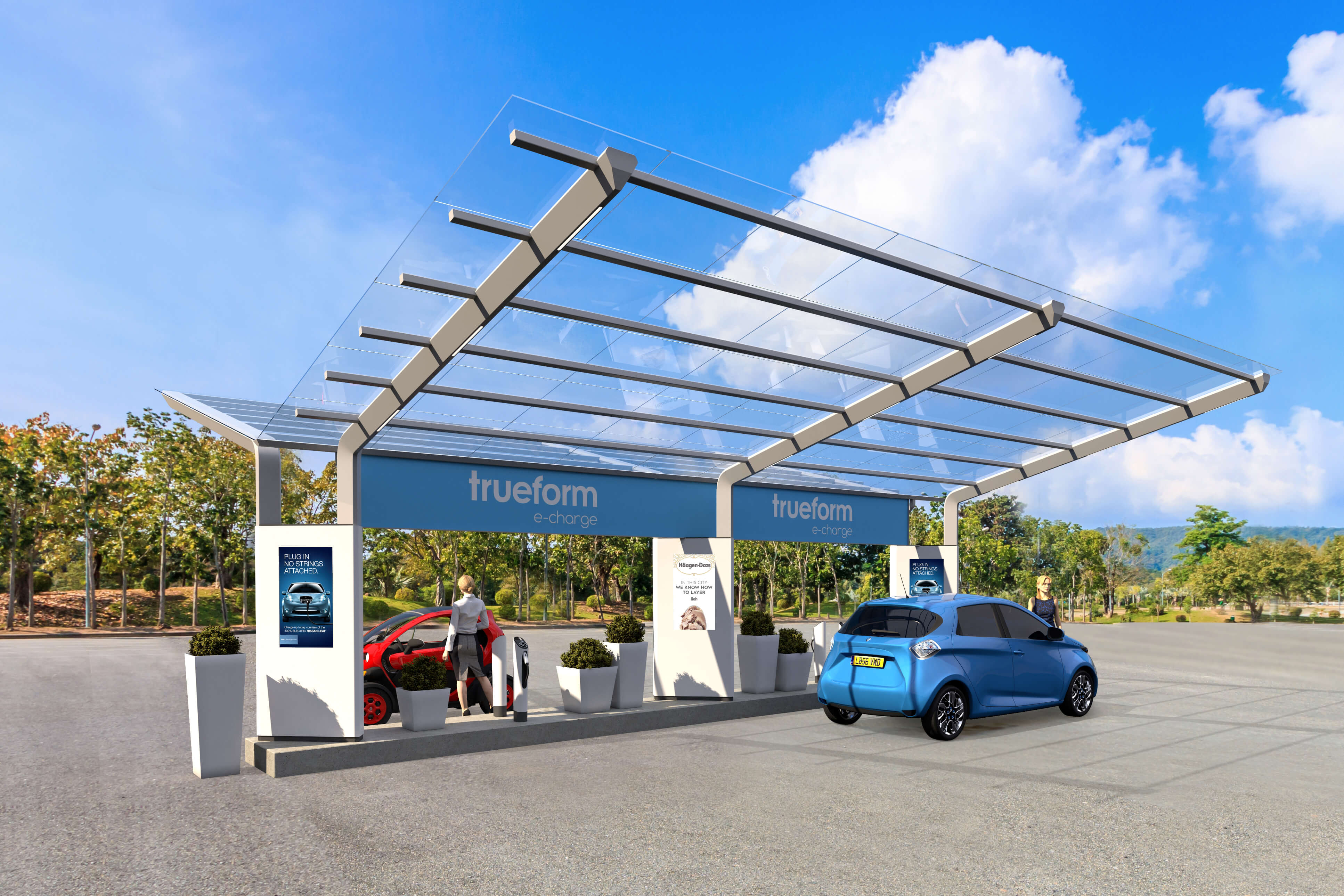 Reducing Urban Emissions with Electric Vehicle (EV) Charging Canopies ...