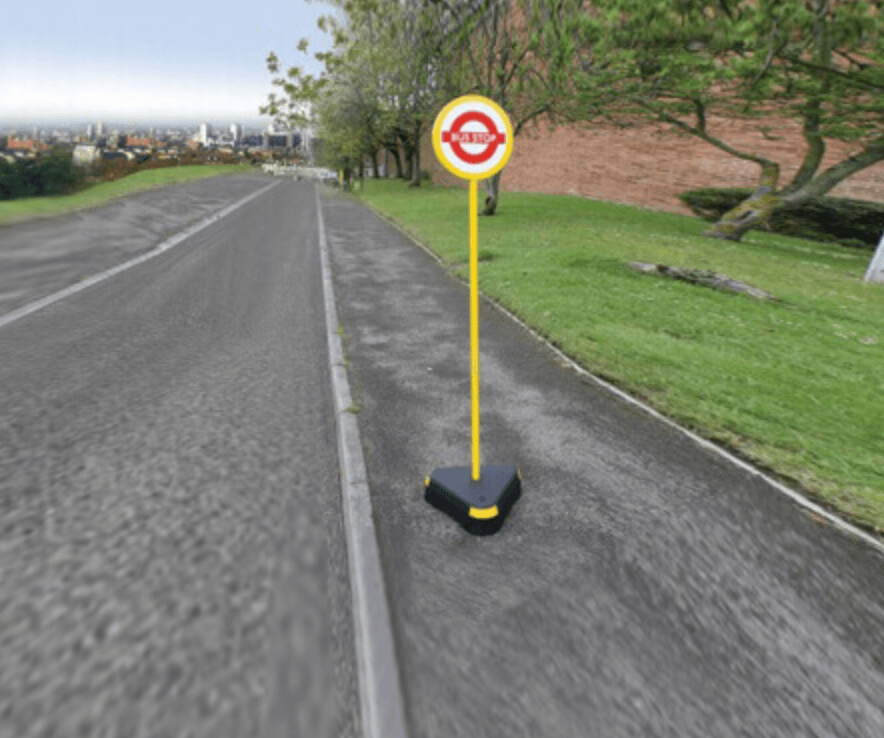 Temporary Bus Stops | Bus Stop Manufacturers | Poles | Flags | Trueform