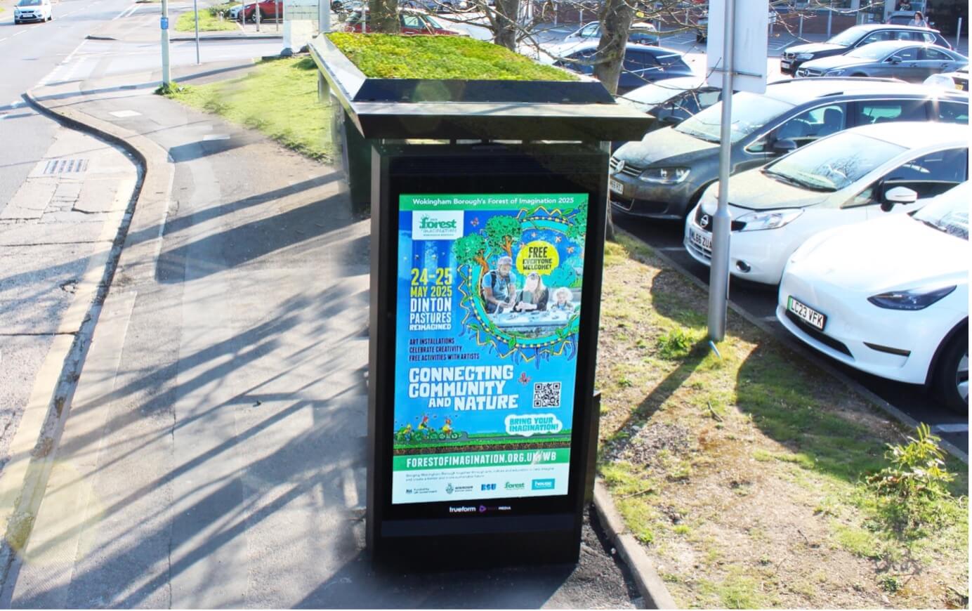 Wokingham making the most of our bus shelters | Trueform Manufacturing ...